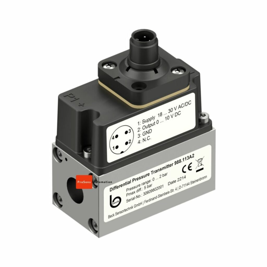 Beck Brand Differential Pressure Transmitter 984 – Prosens Automation
